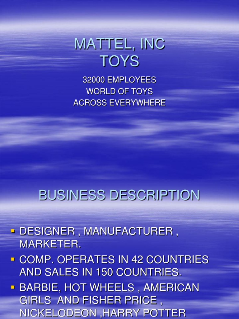 Mattel | PDF