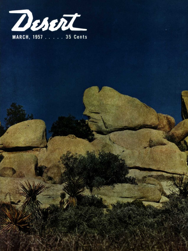 Desert Magazine 1957 March | PDF | Arizona | Desert
