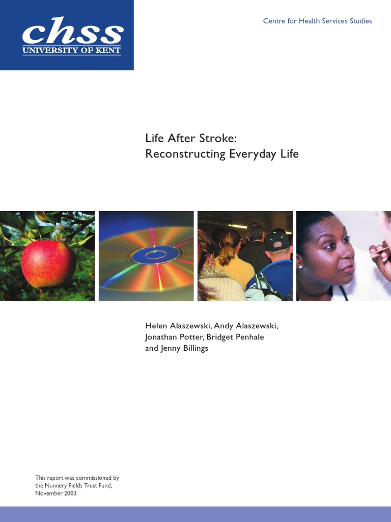 Life After Stroke Reconstructing Everyday Life | PDF | Caregiver ...