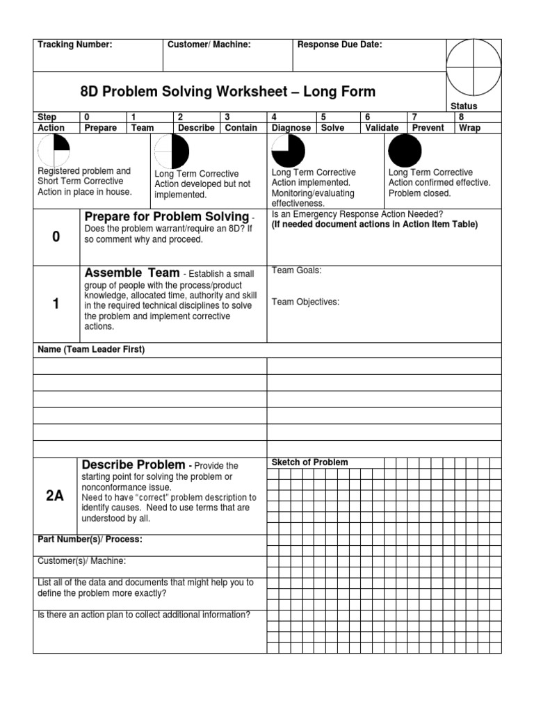 8D Form - Long | Causality | Business