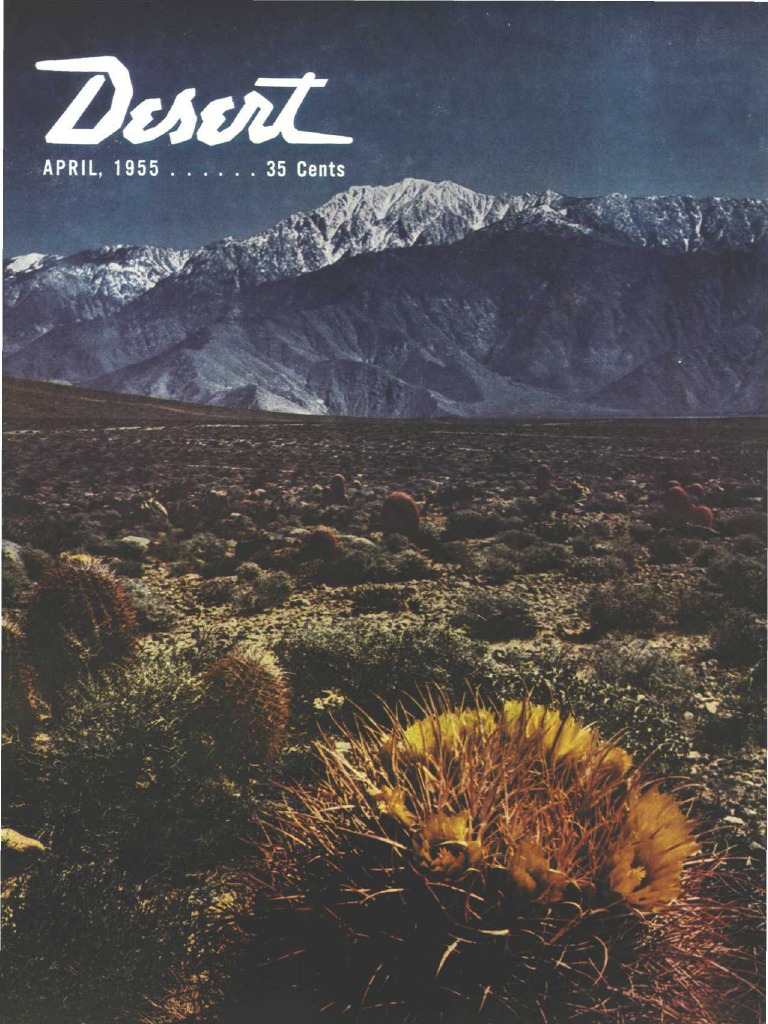 Desert Magazine 1955 April | PDF | Arizona | Tucson