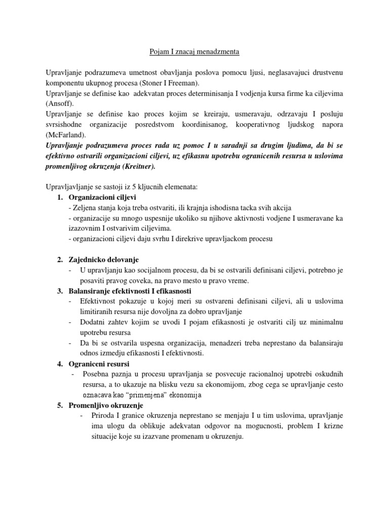 Strategijski Menadzment | PDF