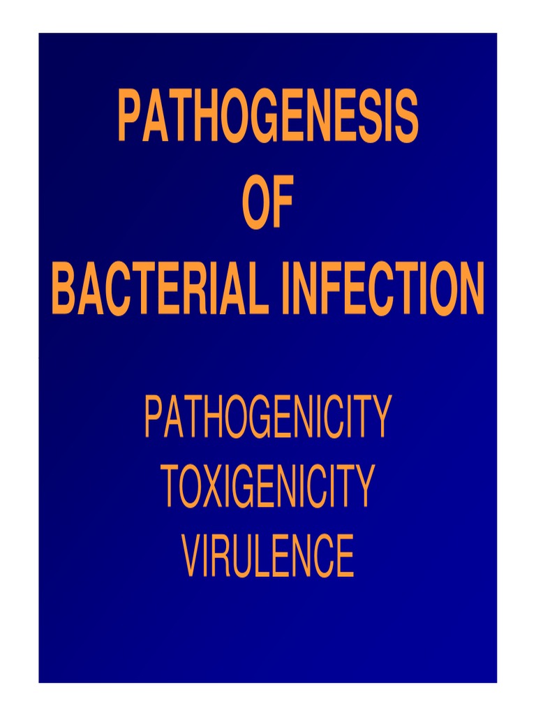 Pathogenesis of Bacterial Infection | PDF | Infection | Pathogen