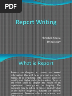 Report Writing Essentials | PDF | Cognition