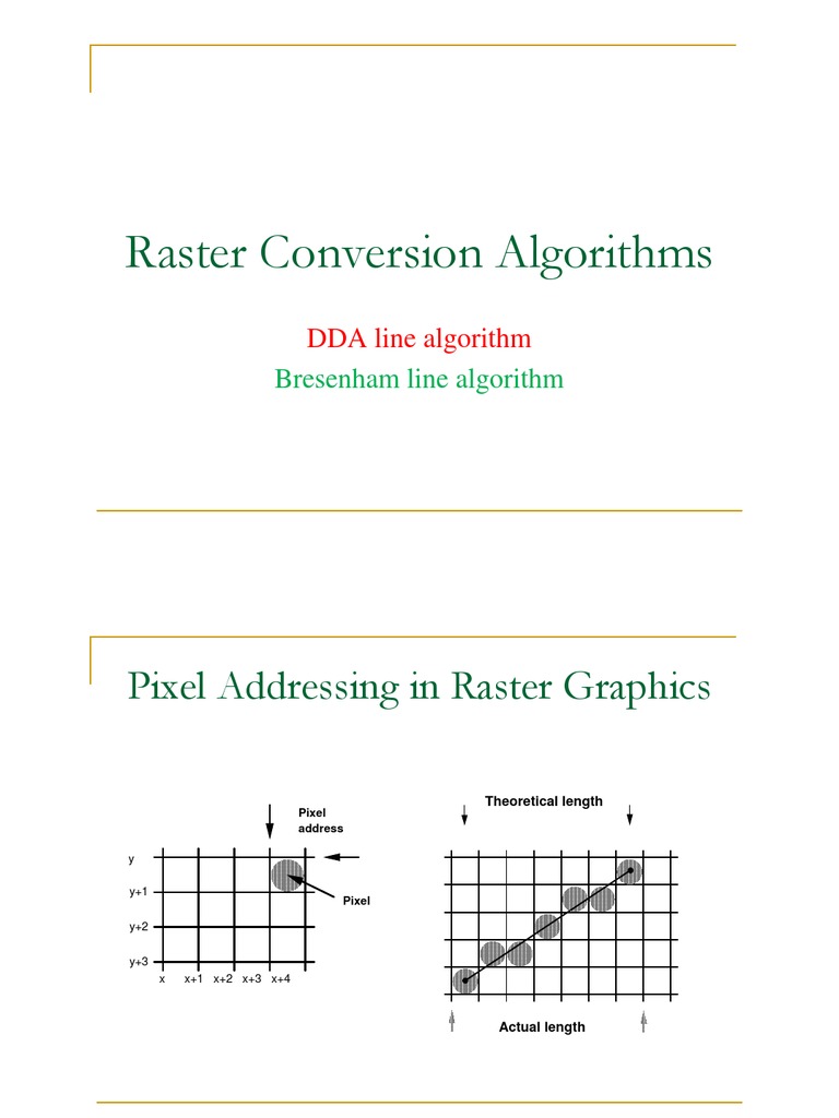 Lecture 3 - Line - Algorithms | PDF | Line (Geometry) | Areas Of ...