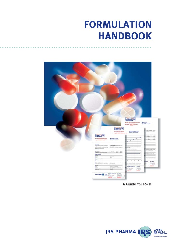 JRS Pharma Formulation Handbook | PDF | Tablet (Pharmacy) | Aspirin