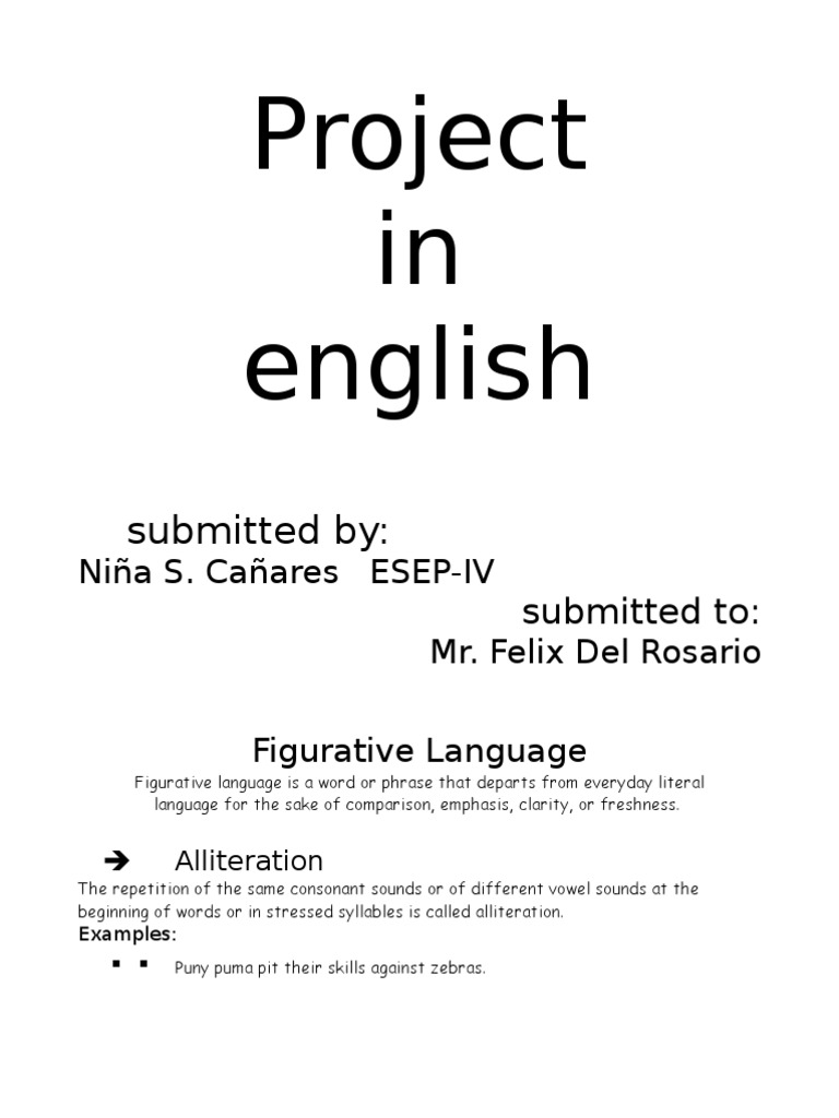Project in English | PDF
