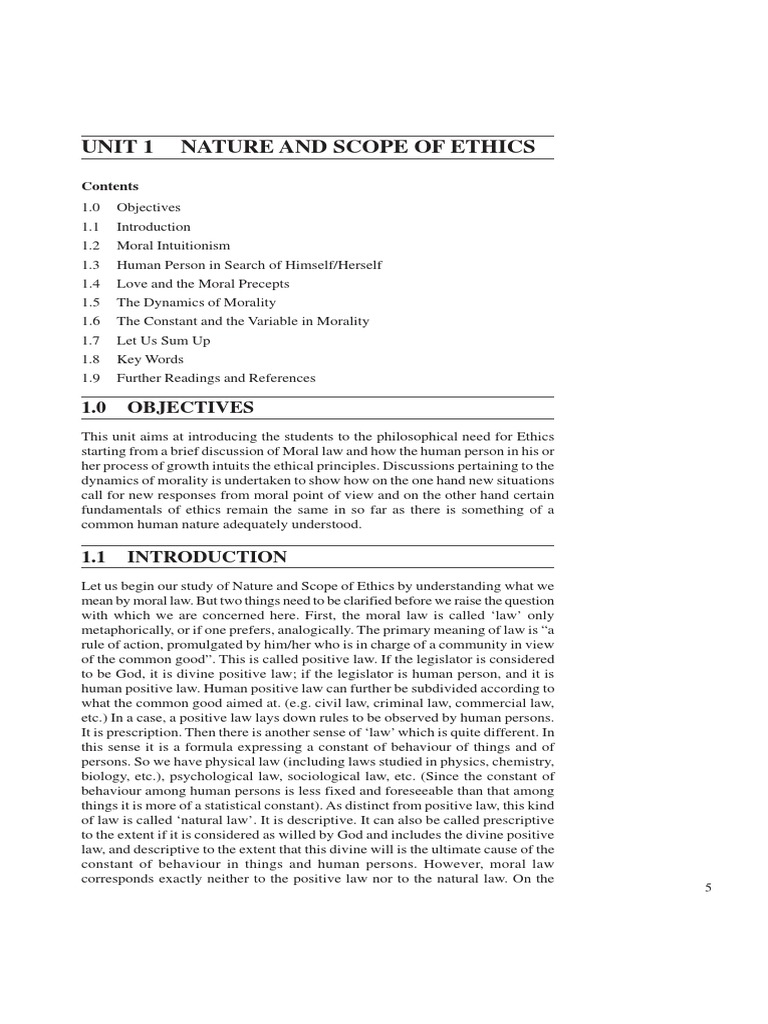 Ethics Moral Philosophy Ignou Reference Material Pdf Morality