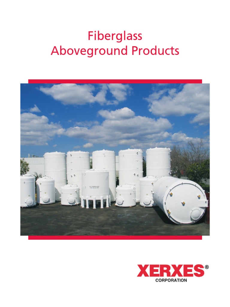 Xerxes Above Ground Tanks Brochure | PDF | Fiberglass | Pipe (Fluid ...