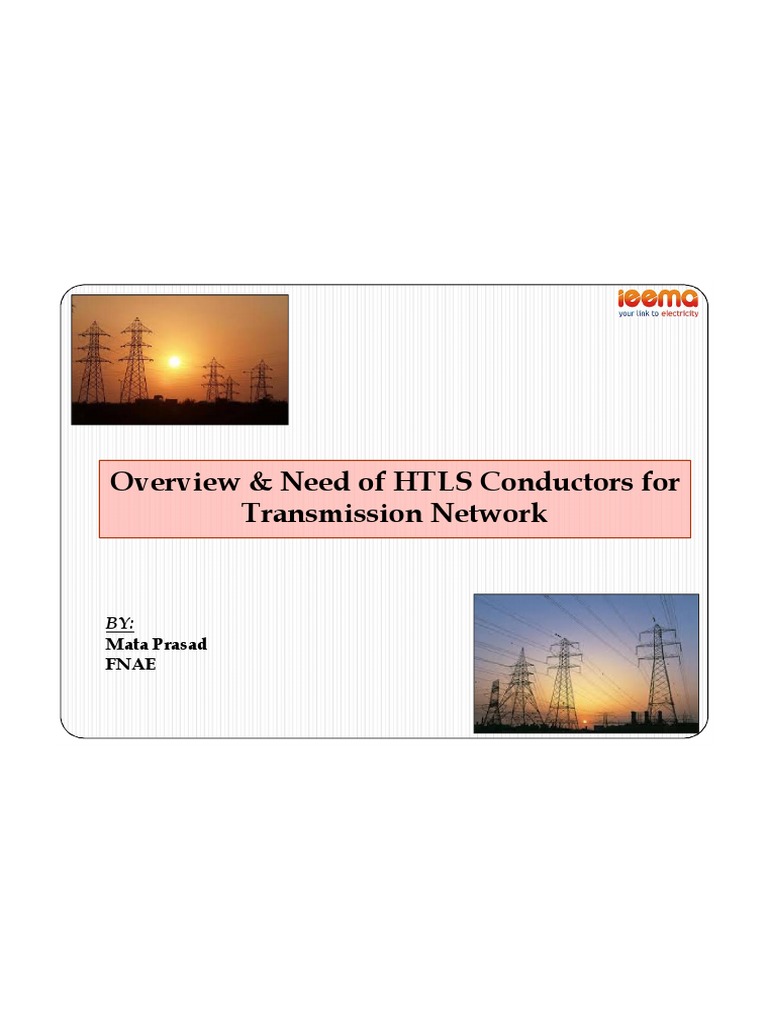 Overview & Need For HTLS Conductor | PDF | Electrical Conductor ...