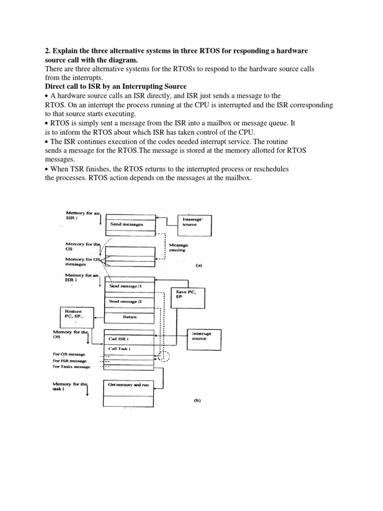 RTOS | PDF | Scheduling (Computing) | Embedded System
