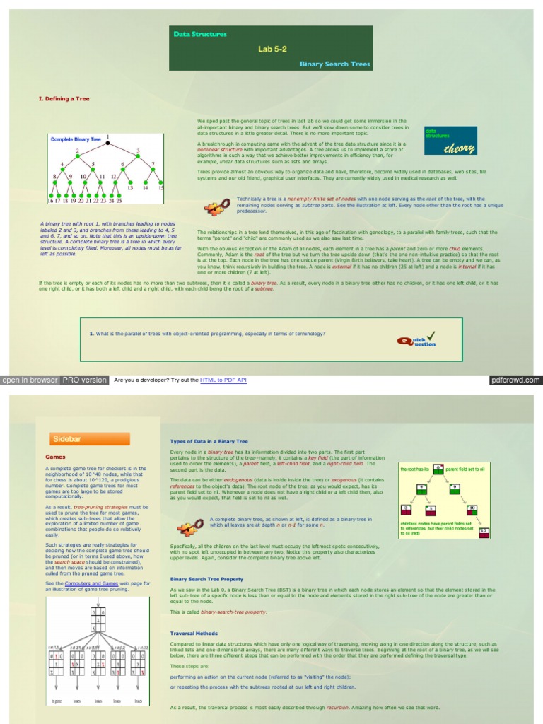 Binary Tree Traversal | PDF | Computer Data | Theoretical Computer Science