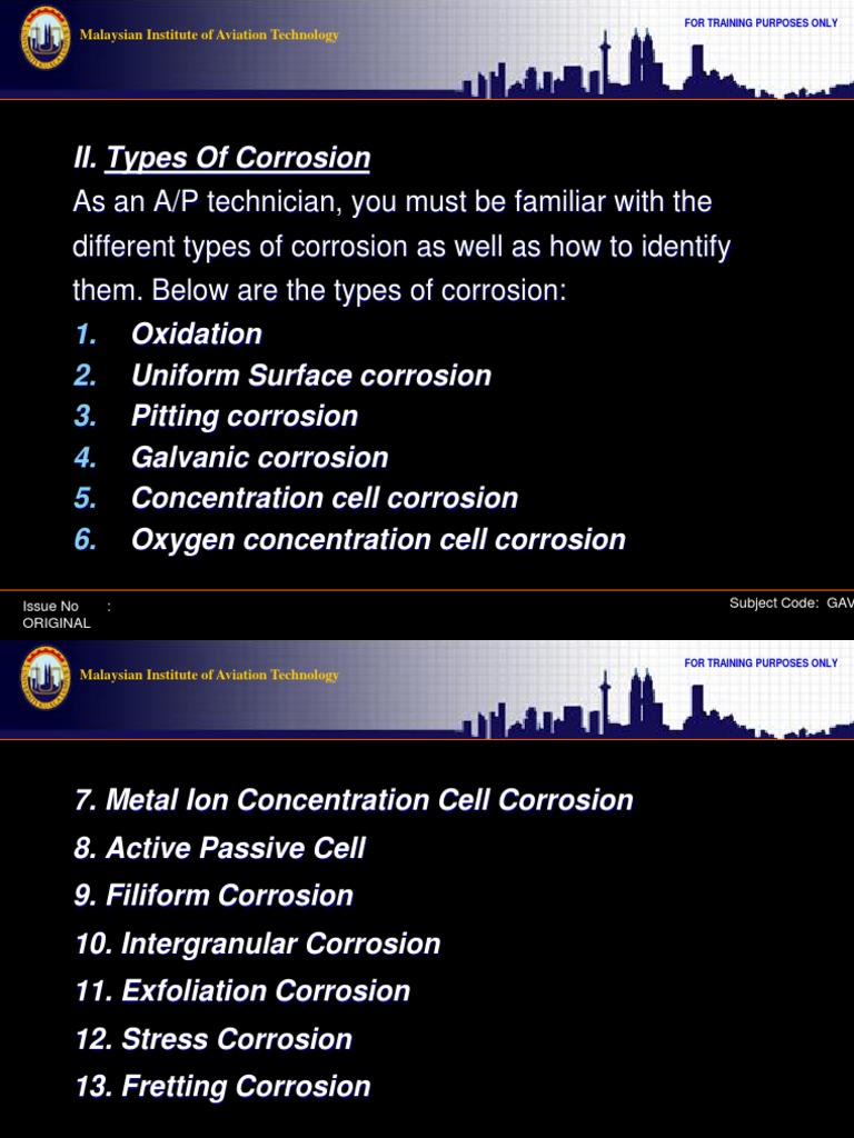 Type of Corrosion | PDF | Corrosion | Metals