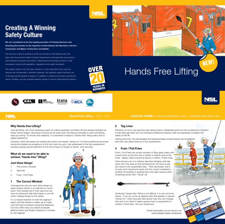 Hands Free Lifting | PDF | Safety | Occupational Safety And Health