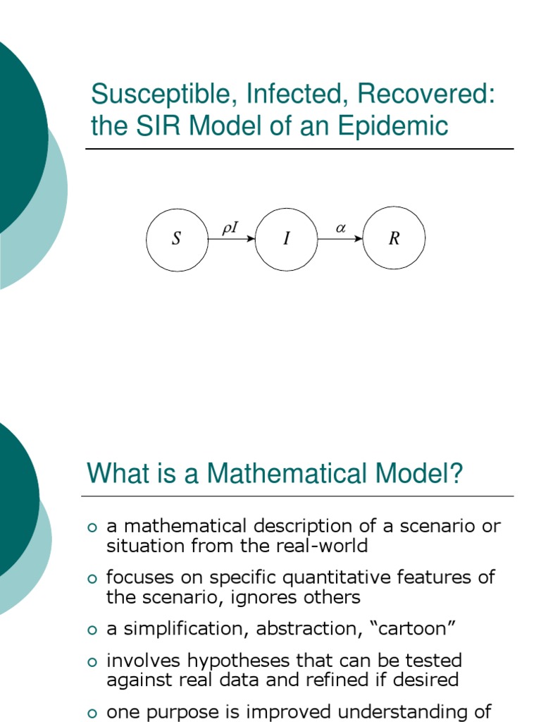 Susceptible, Infected, Recovered: The SIR Model of An Epidemic | PDF ...