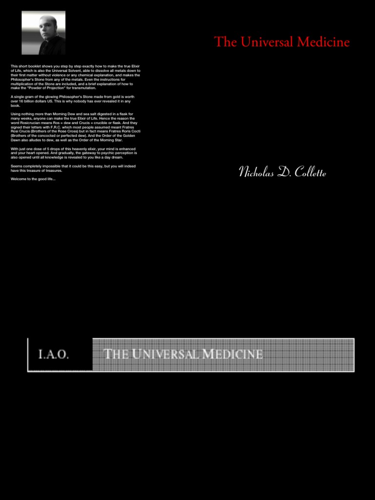 The Universal Medicine | PDF | Business