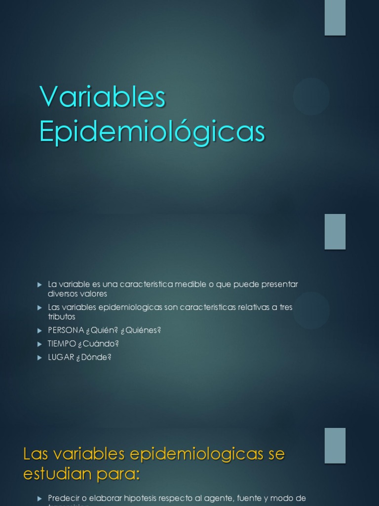 Variables Epidemiologicas Chida | Descargar gratis PDF | Cáncer ...