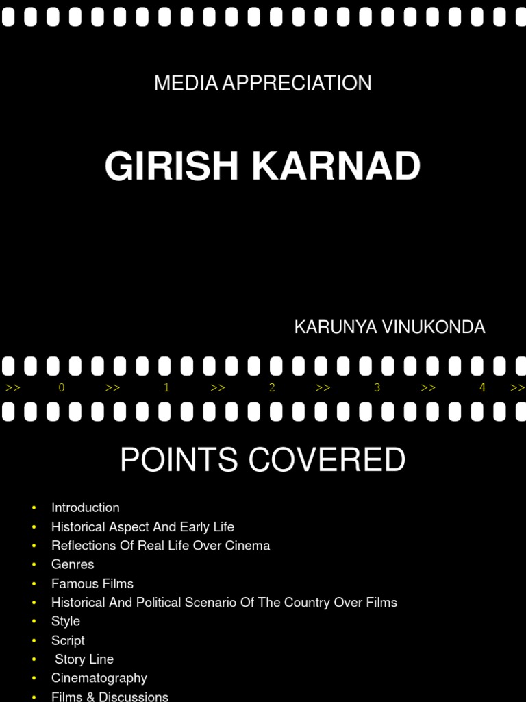 Girish Karnad: Media Appreciation | PDF