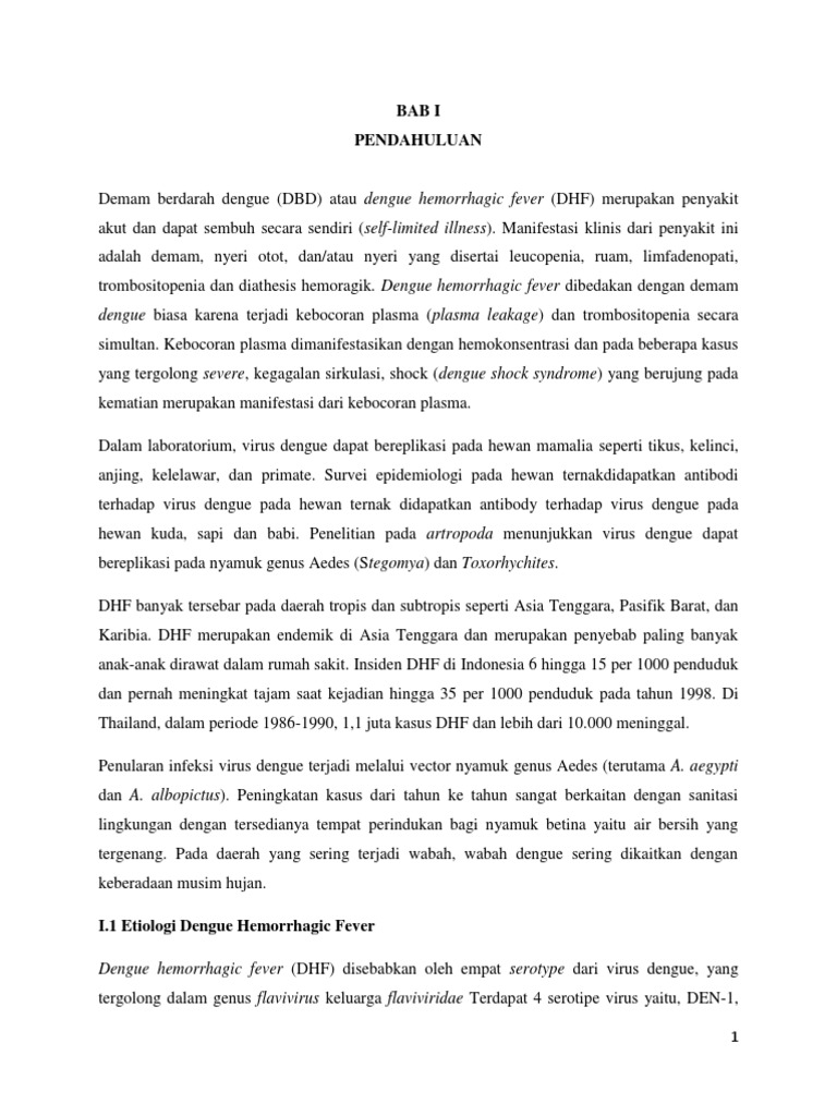 Warning Sign DHF | PDF | Kesehatan Holistik