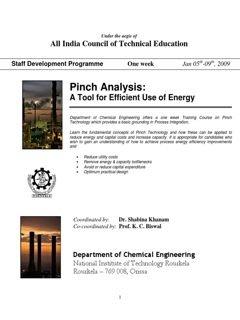 Pinch Analysis - A Tool For Efficient Use of Energy | PDF | Catalysis ...