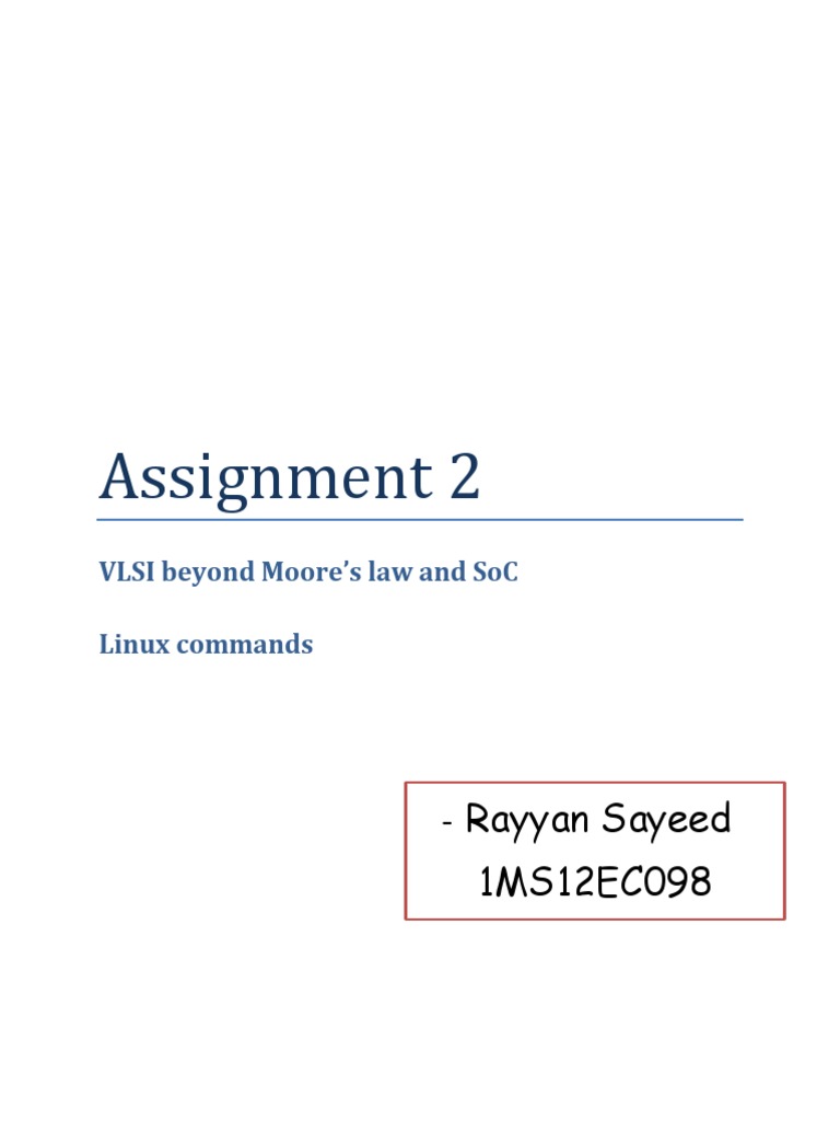Assignment 2: Rayyan Sayeed 1MS12EC098 | PDF | Field Effect Transistor ...