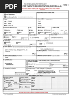 New TIN Application Form | PDF | Taxes