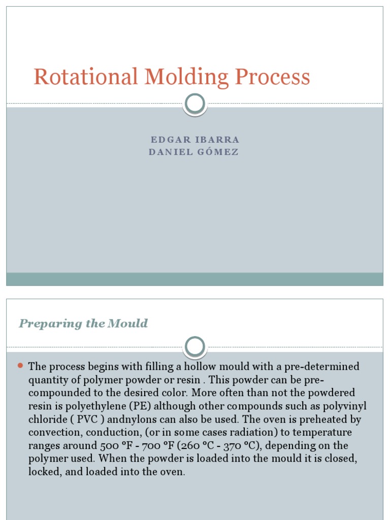 Rotational Molding Process | PDF
