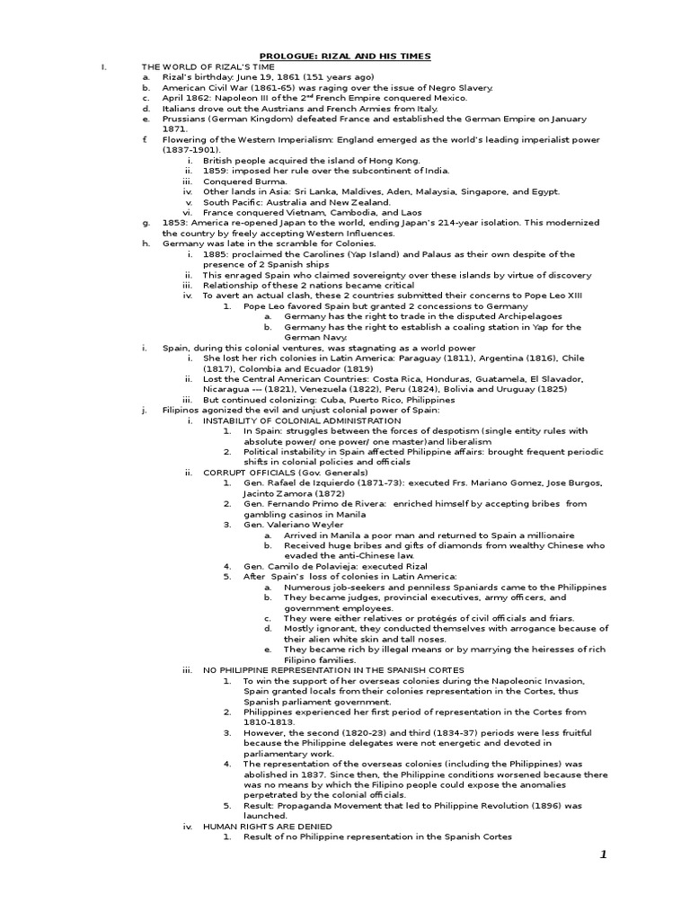 Chapter 1,2,3 of Jose Rizal's Life, Works, and Writings | PDF ...