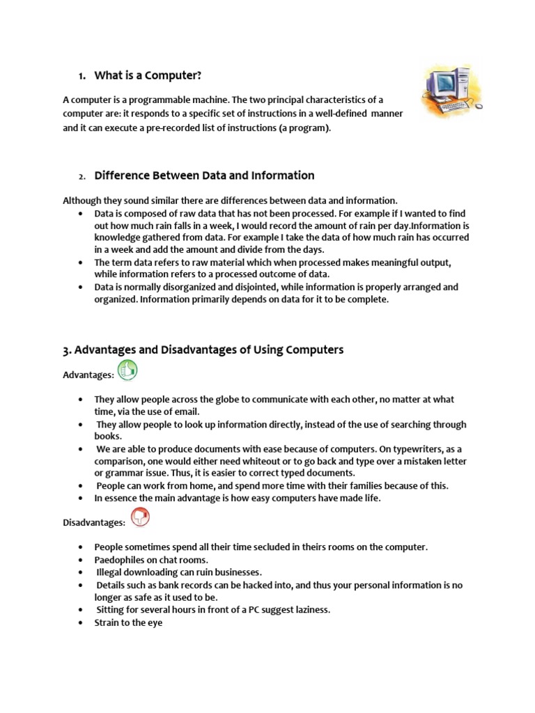 What Is A Computer | PDF | Computer Hardware | Operating System