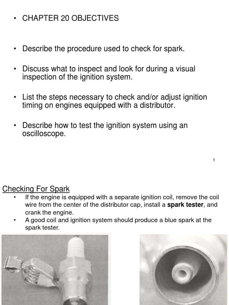 Ignition System Diagnosis&Service | PDF | Ignition System | Distributor