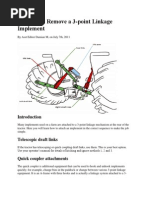 Understanding Tractor's 3-Point Hitch System | PDF | Tractor ...