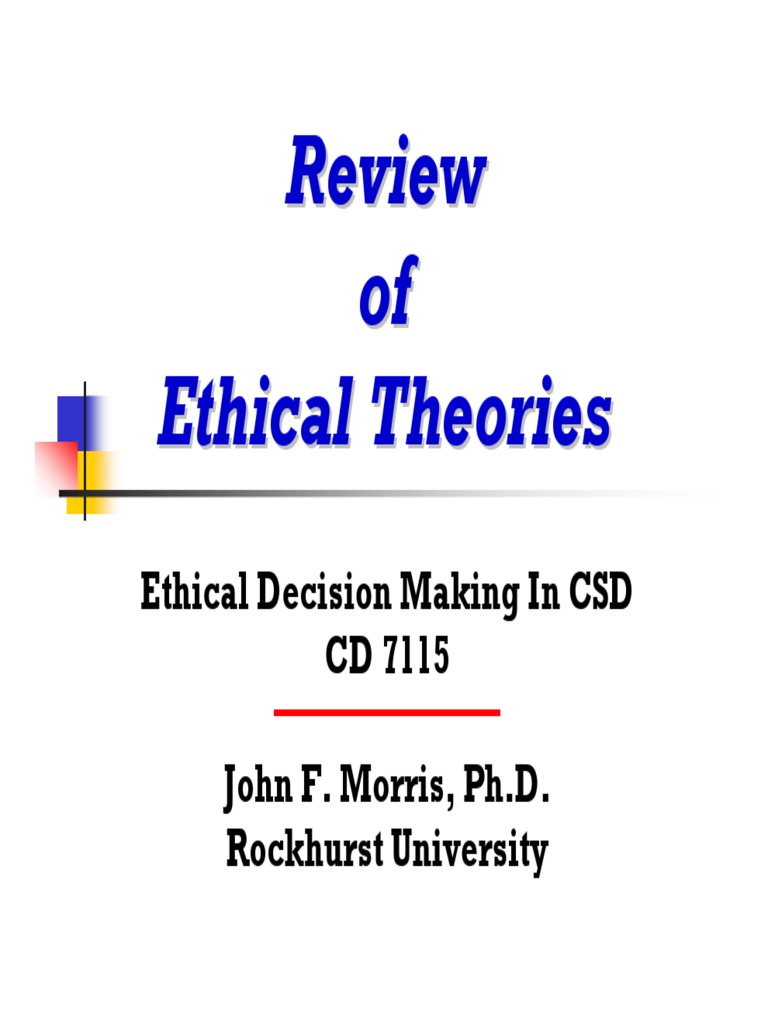 Ethical Theories | Norm (Social) | Epistemology