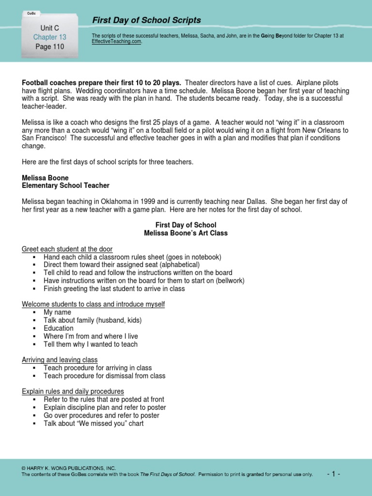 First Day of Class Ideas | PDF | Syllabus | Classroom