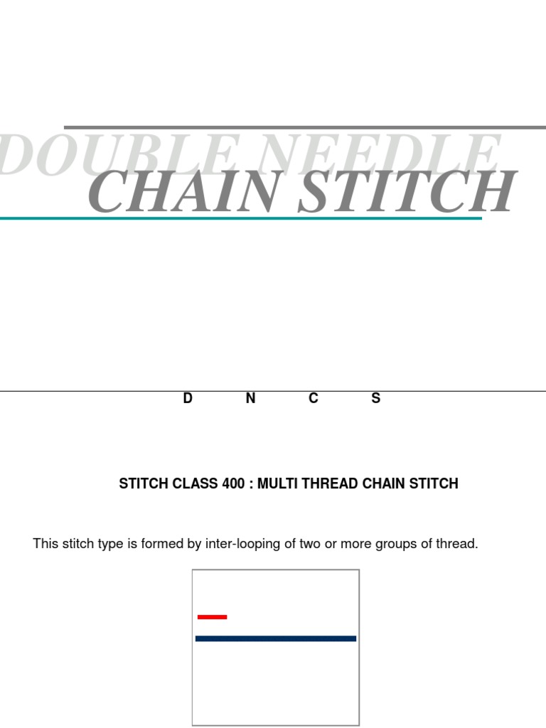 Double Needle Chain Stitch Machine Guide | PDF | Sewing Machine | Seam ...