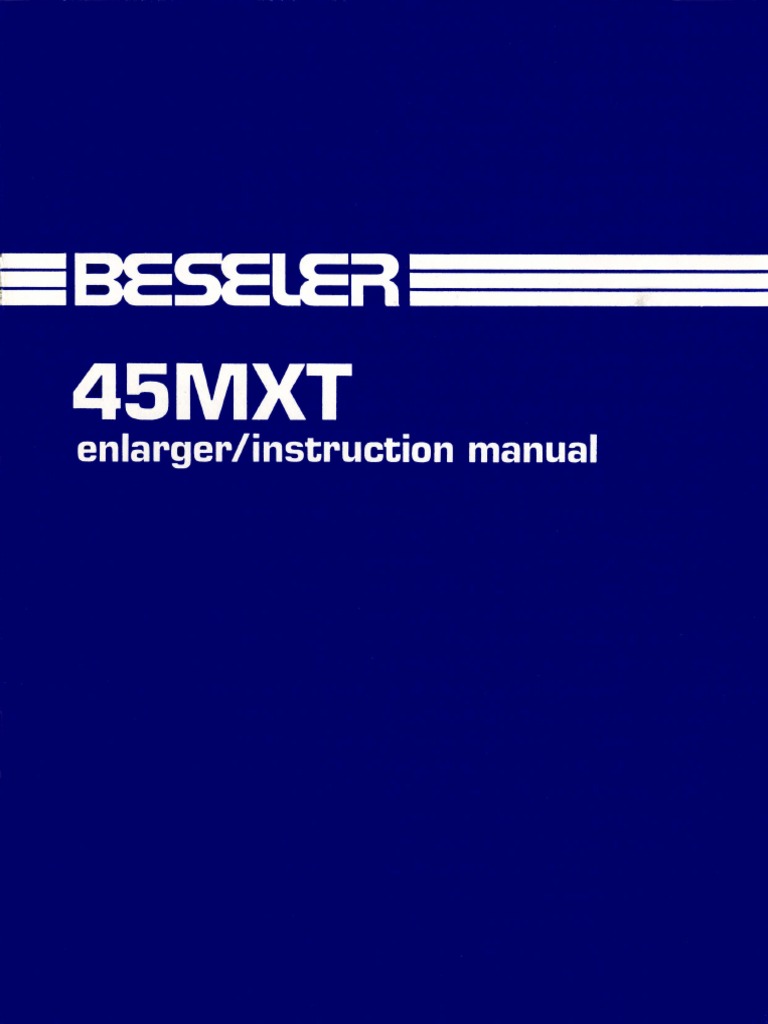 Beseler Enlarger Diagram
