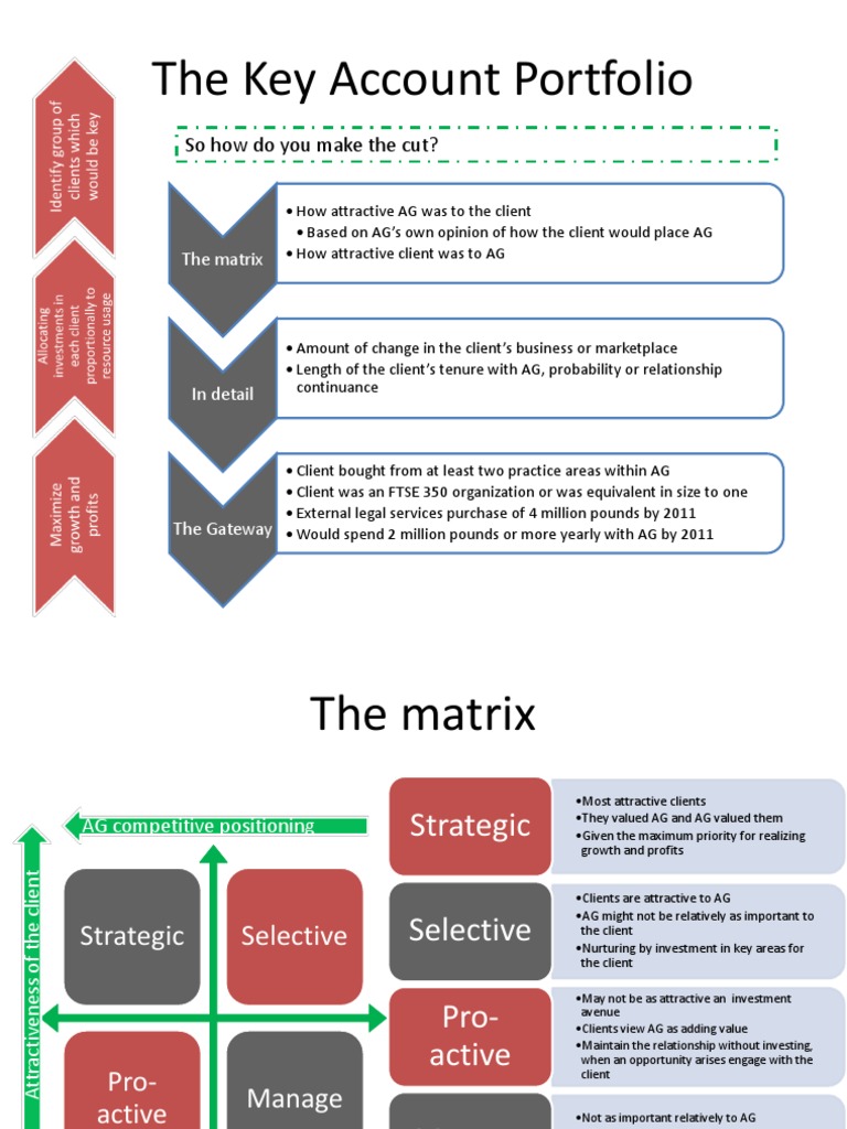 The Key Account Portfolio | PDF | Finance & Money Management