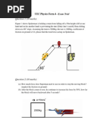 Constrained Motion Question Bank | PDF | Tension (Physics) | Acceleration