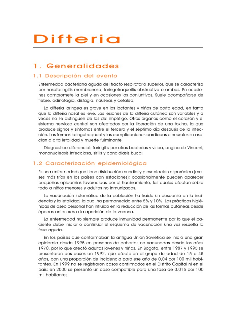 Difteria | PDF | Informática