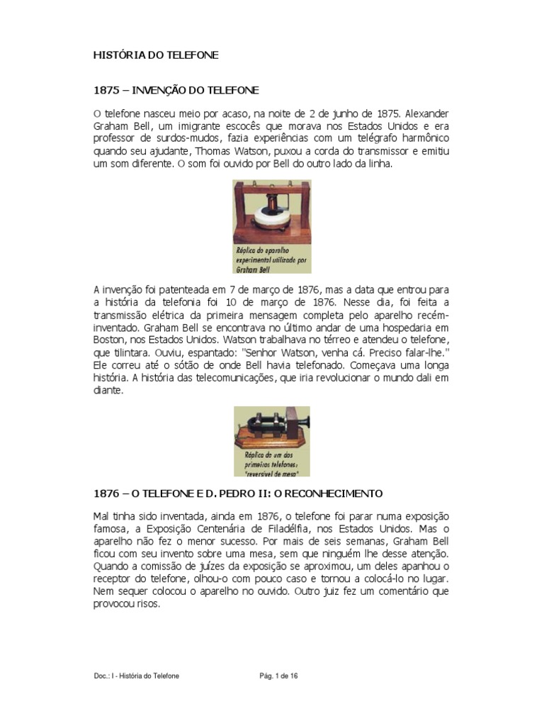 A evolução da telefonia no Brasil: da invenção do telefone à expansão ...