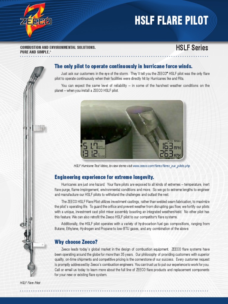 HSLF Pilot Web | PDF | Thermocouple | Combustion