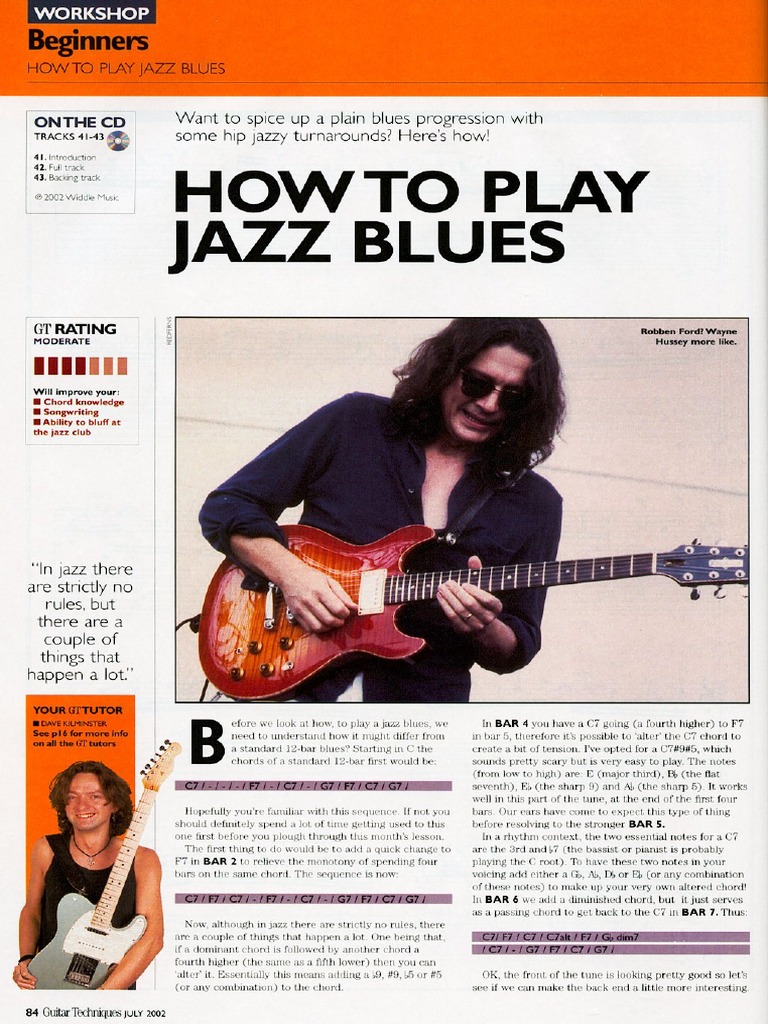 Robben Ford - How To Play Jazz Blues | PDF
