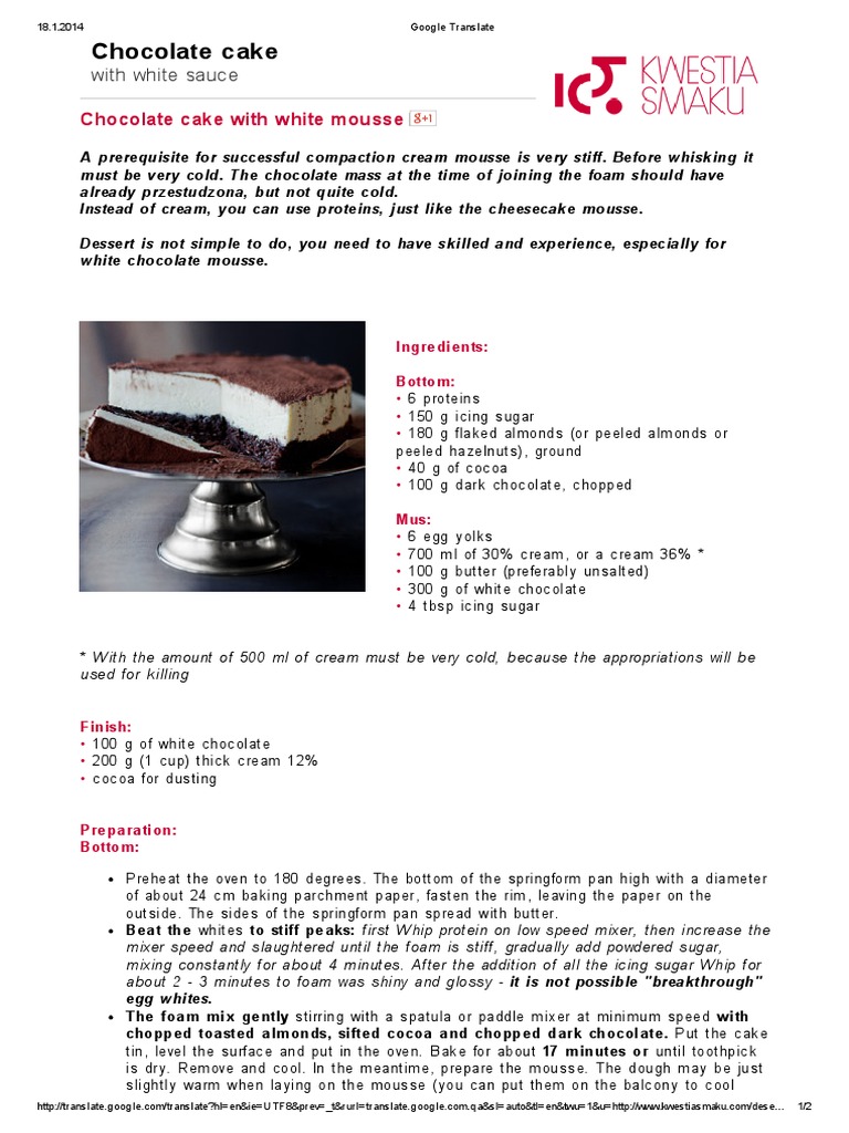 Google Translate | PDF | Food Ingredients | Baking