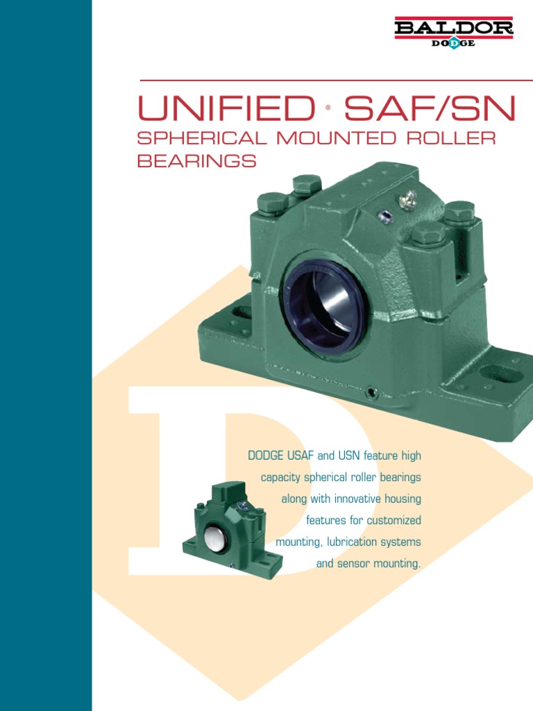 Unified SAF SN - Spherical Mounted Roller Bearings | Bearing ...