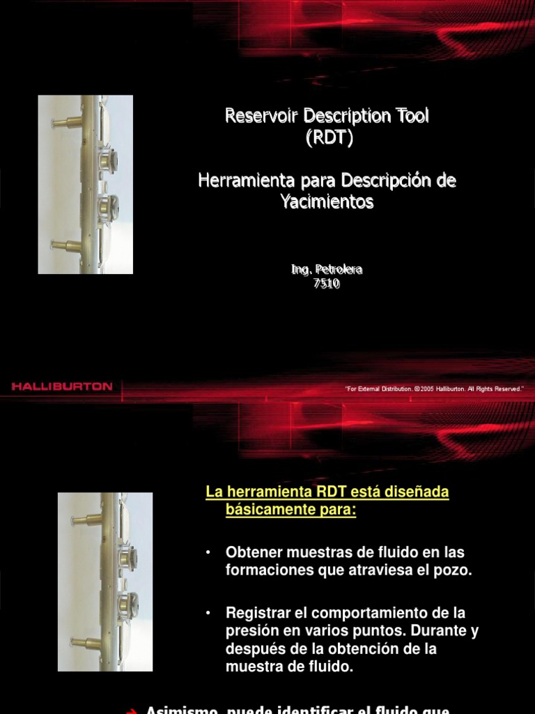 RDT Halliburton Scrib | PDF | Bomba | Física Aplicada e Interdisciplinaria