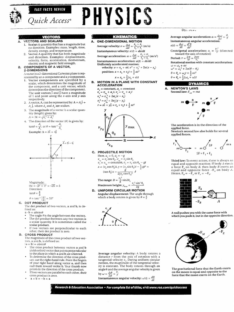 Physics Notes | PDF | Euclidean Vector | Collision