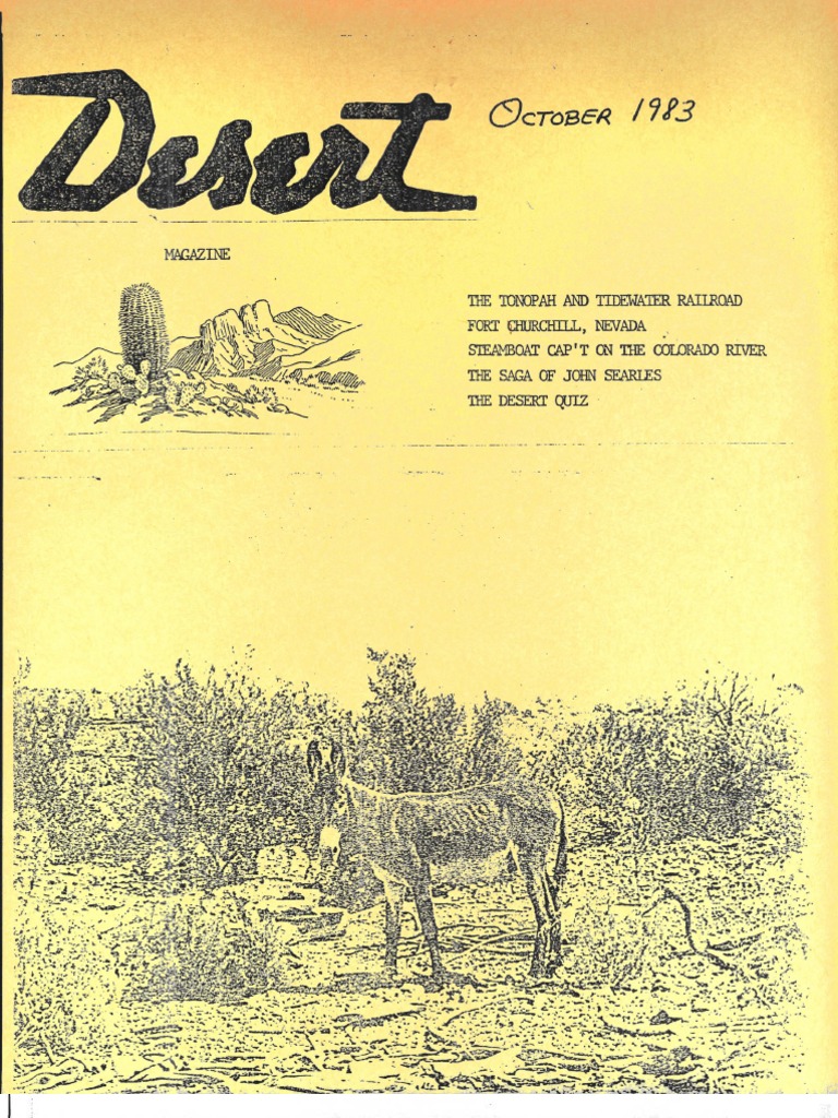 Desert Magazine 1983 October | PDF | Nature