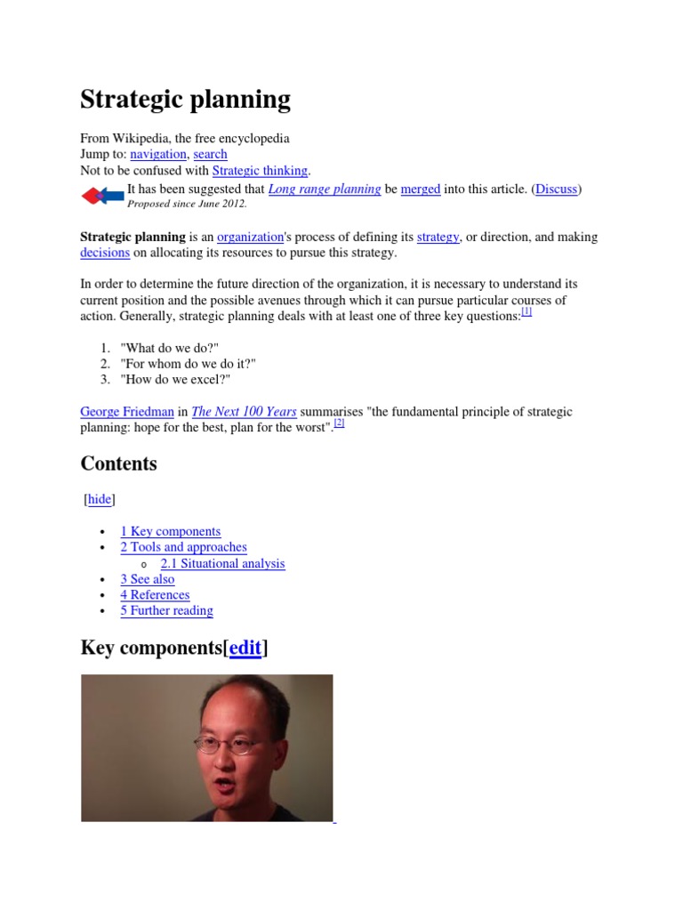 Understanding Strategic Planning: A Comprehensive Overview of Key ...