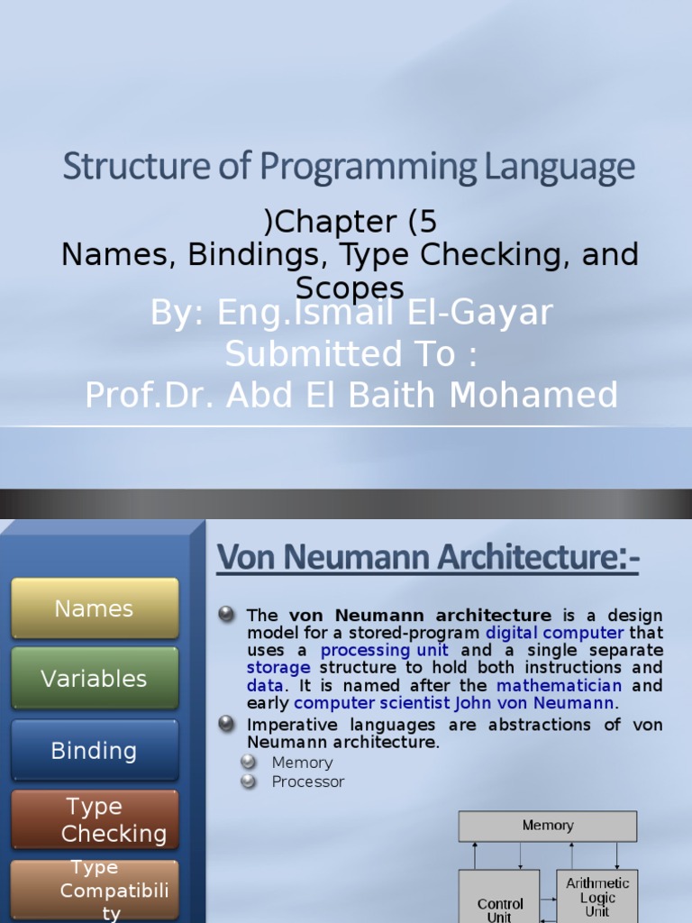 Sebesta - Programming Languages - Chapter5 | PDF | Variable (Computer Science) | Scope (Computer ...