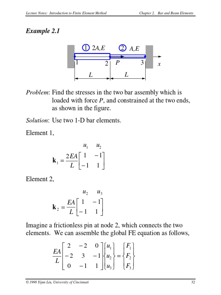 Introduction To Finite Element Method - Chapt - 02 - Lect02 | PDF