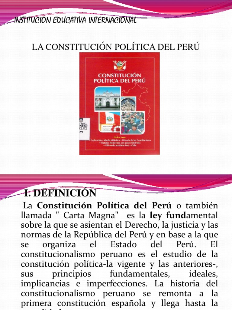 CONSTITUCIÓN+POLÍTICA+DEL+PERÚ | Esfera pública | Instituciones sociales